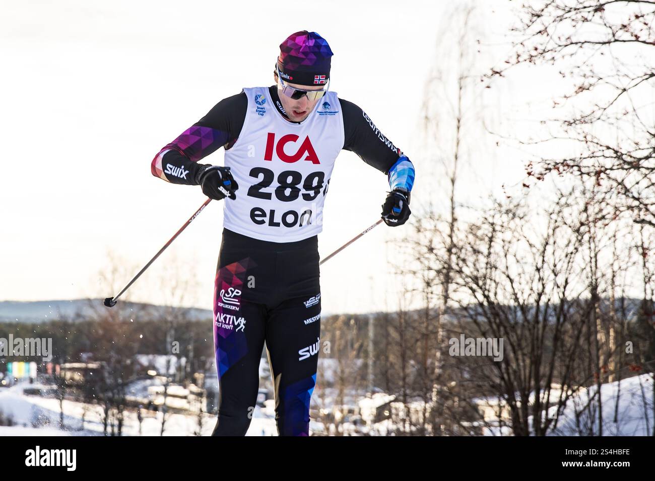 250112 Sondre Ramse, Otra Il, tävlar i 10 km klassisk under Smart Energy Cup Skandinavisk Cup ...