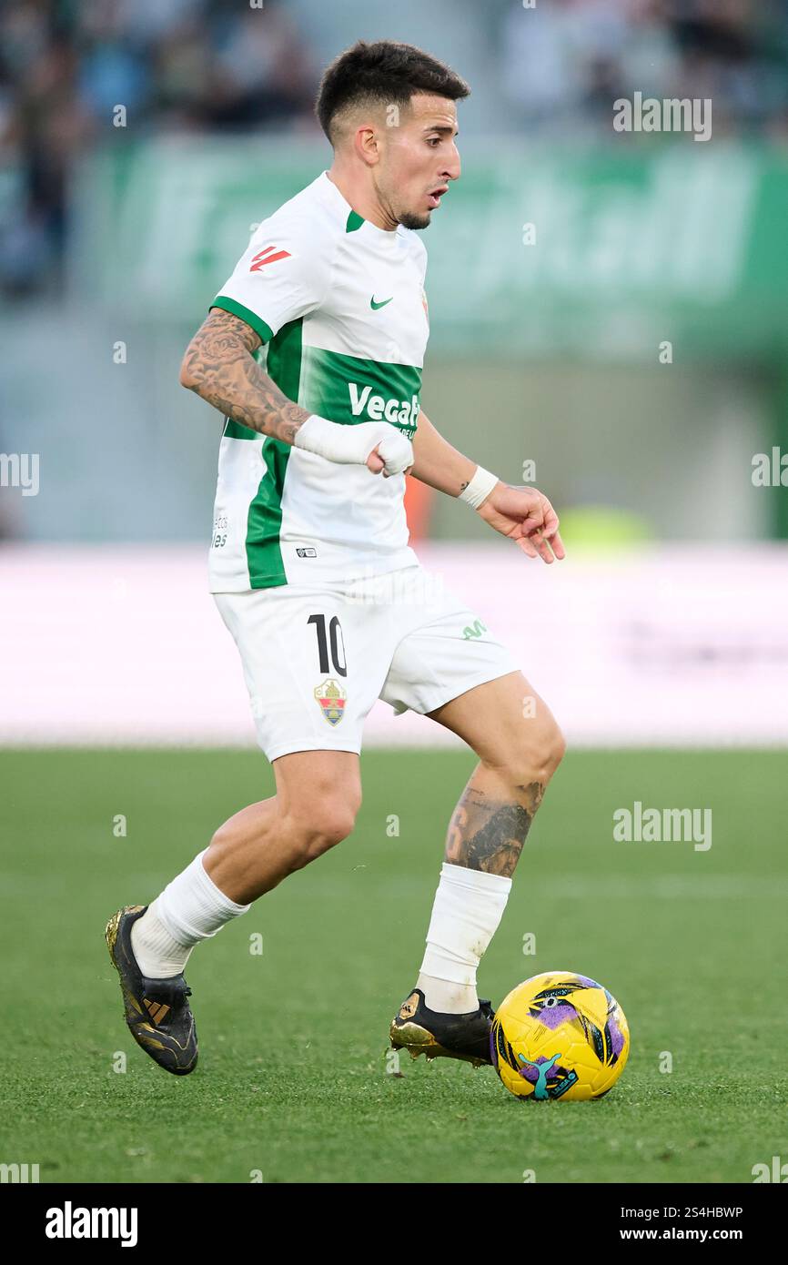 Elche, Spain. 12th Jan, 2025. ELCHE, SPAIN - JANUARY 12, 2025: Nicolas ...