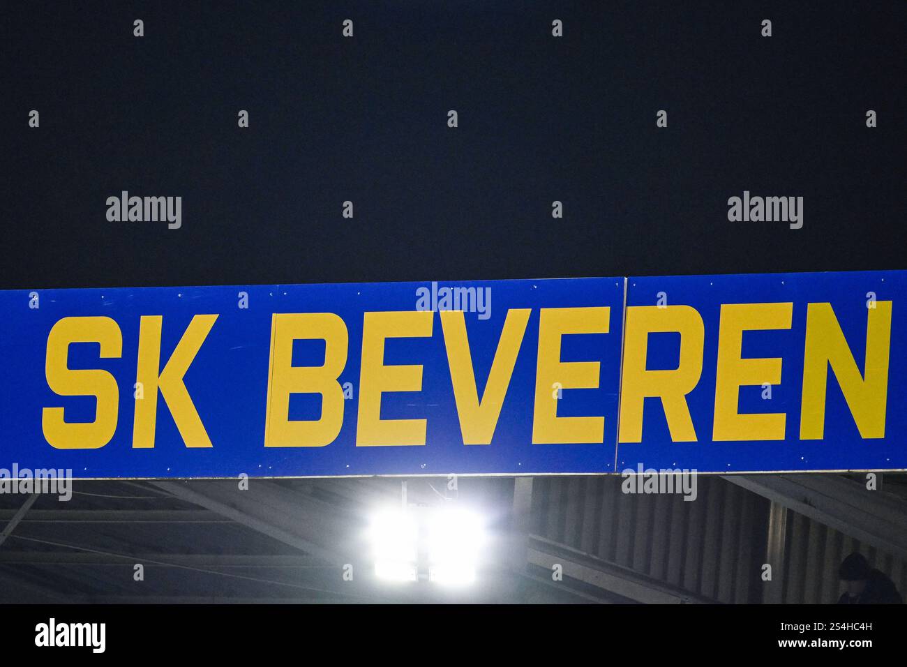 Beveren Waas, Belgium. 12th Jan, 2025. Beveren's Freethiel stadium ...