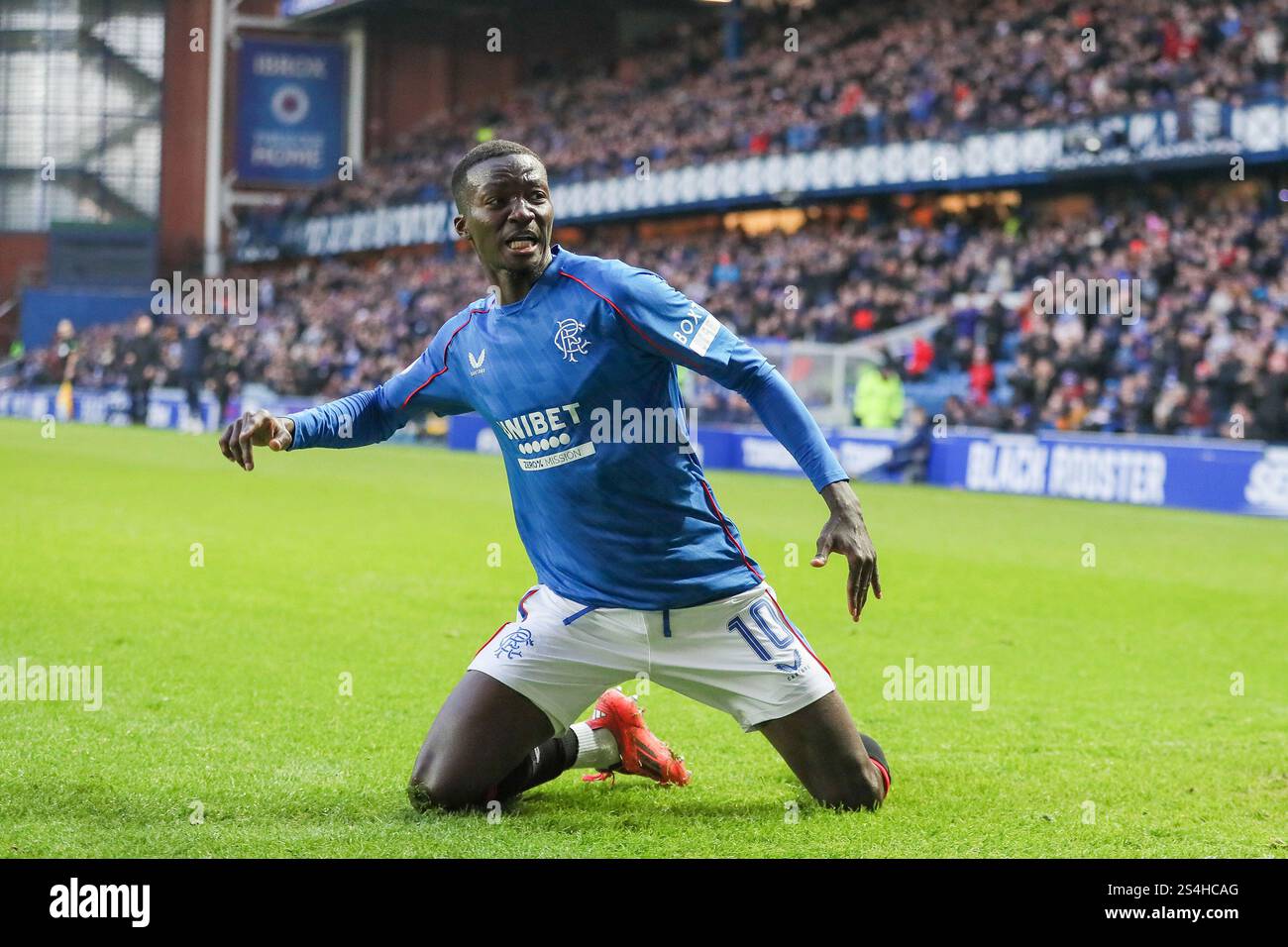 Glasgow, Scotland, UK. Glasgow, UK. 12th Jan, 2025. Rangers played St ...