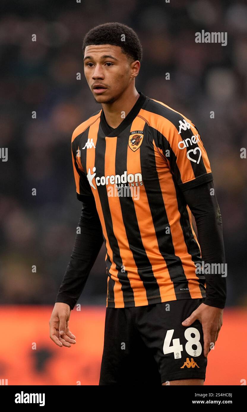 Hull City's Mason Burstow during the Emirates FA Cup third round match ...