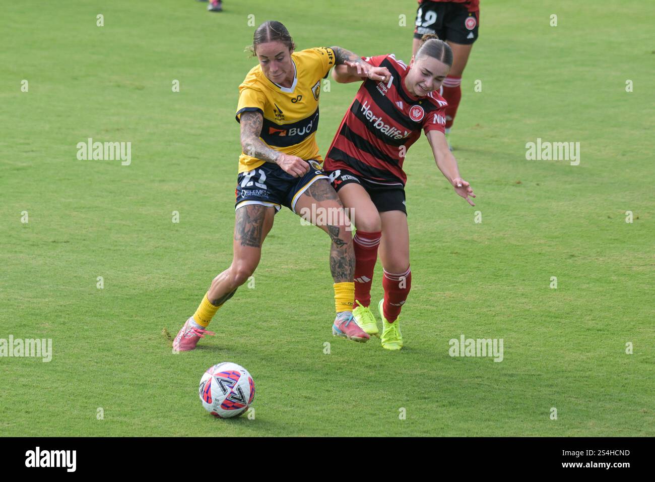Rooty Hills, Australia. 12th Jan, 2025. Brooke Georgina Nunn (L) of ...