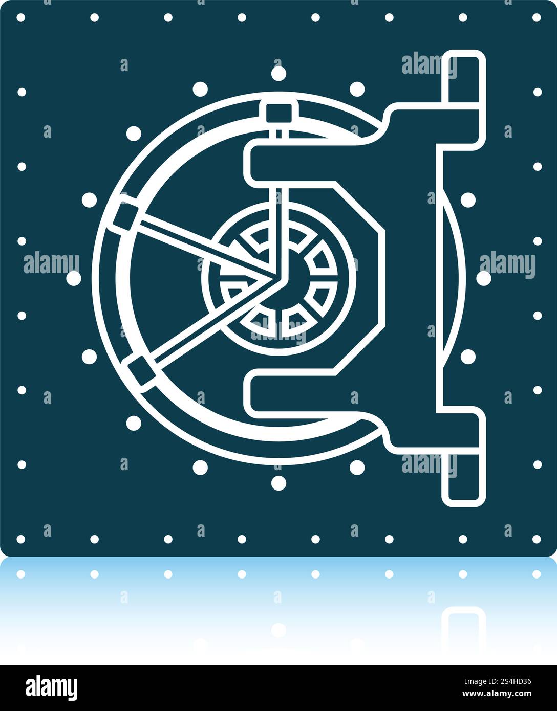 Safe icon. Shadow reflection design. Vector illustration Stock Vector ...