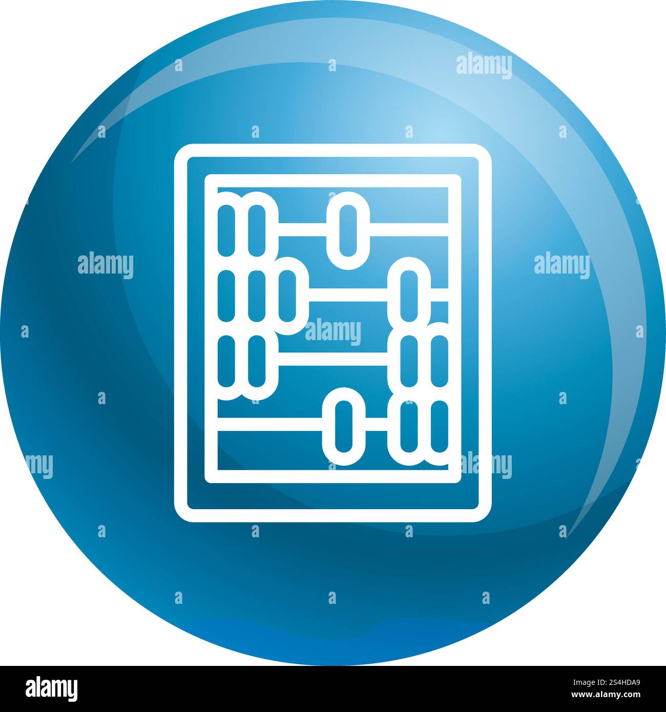 Retro wood calculator icon. Outline retro wood calculator vector icon ...