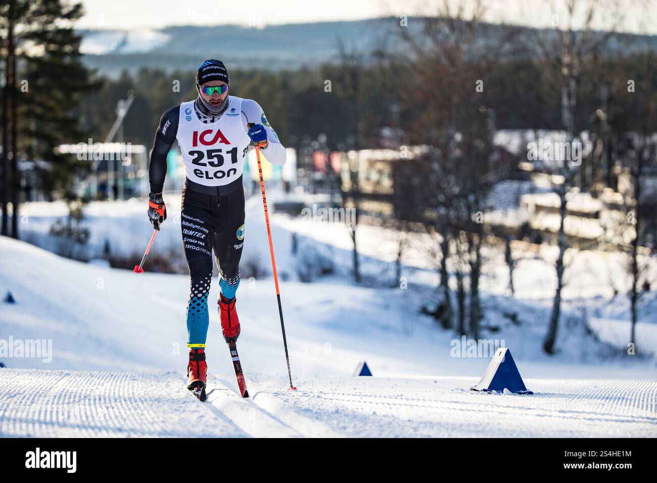 Falun, Sverige. 12th Jan, 2025. 250112 Adam Persson, Östersunds SK ...