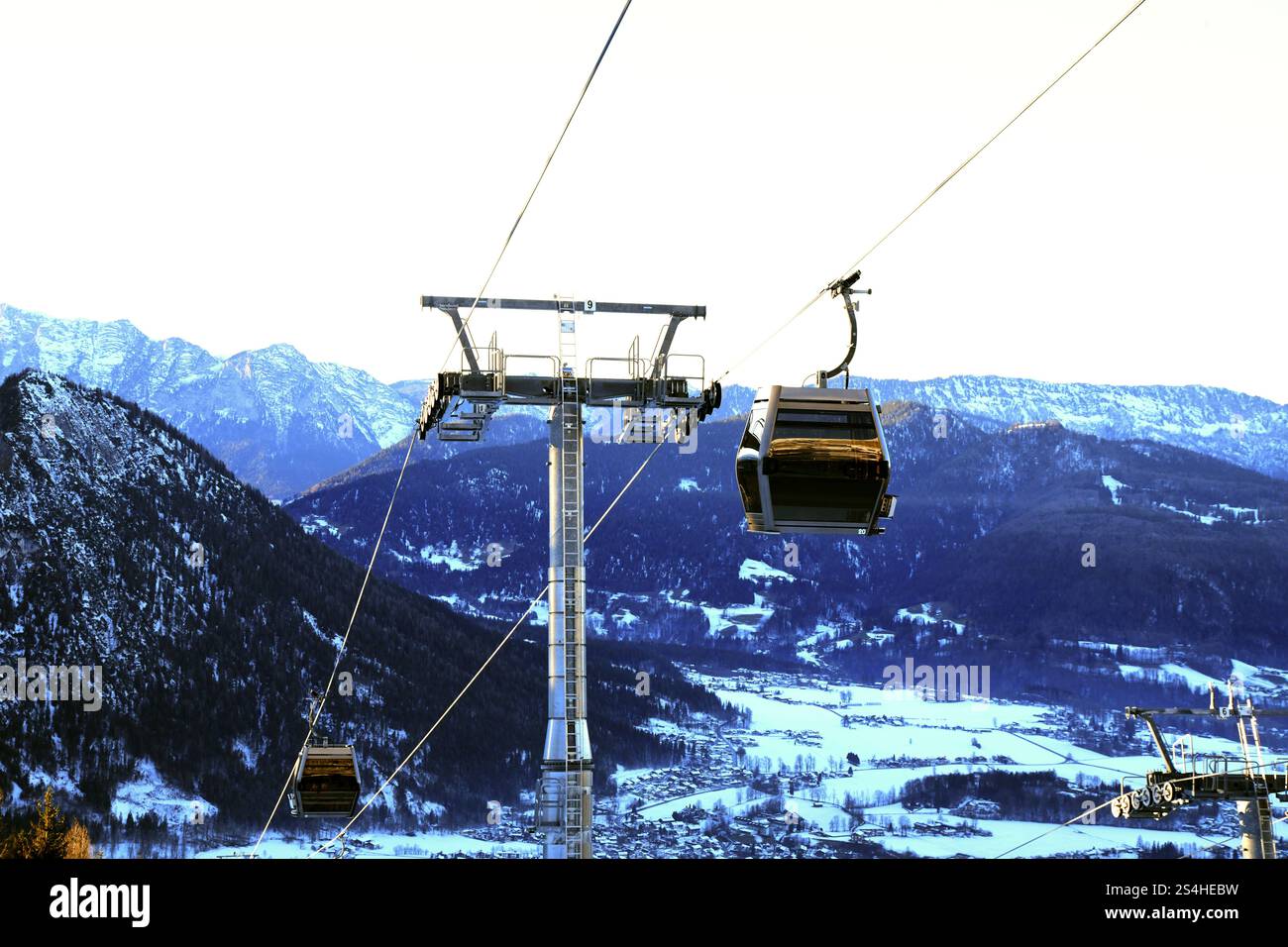 The image shows the cable car Stock Photo - Alamy