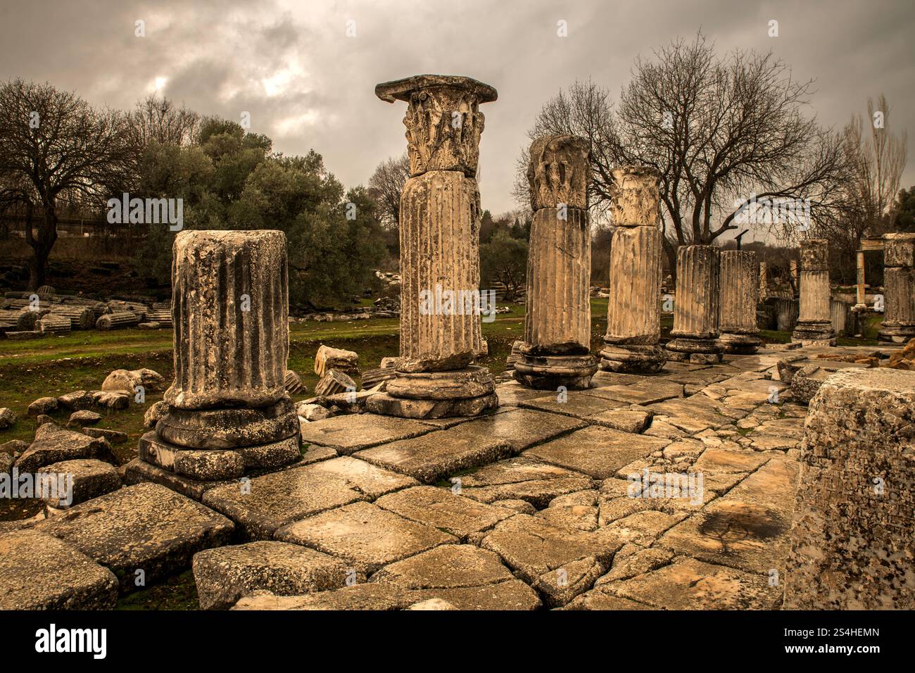 Lagina sanctuary and temple of Hekate Stock Photo - Alamy