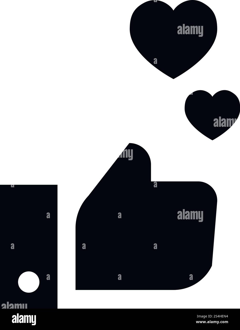 Thumb up brand icon Stock Vector Images - Alamy