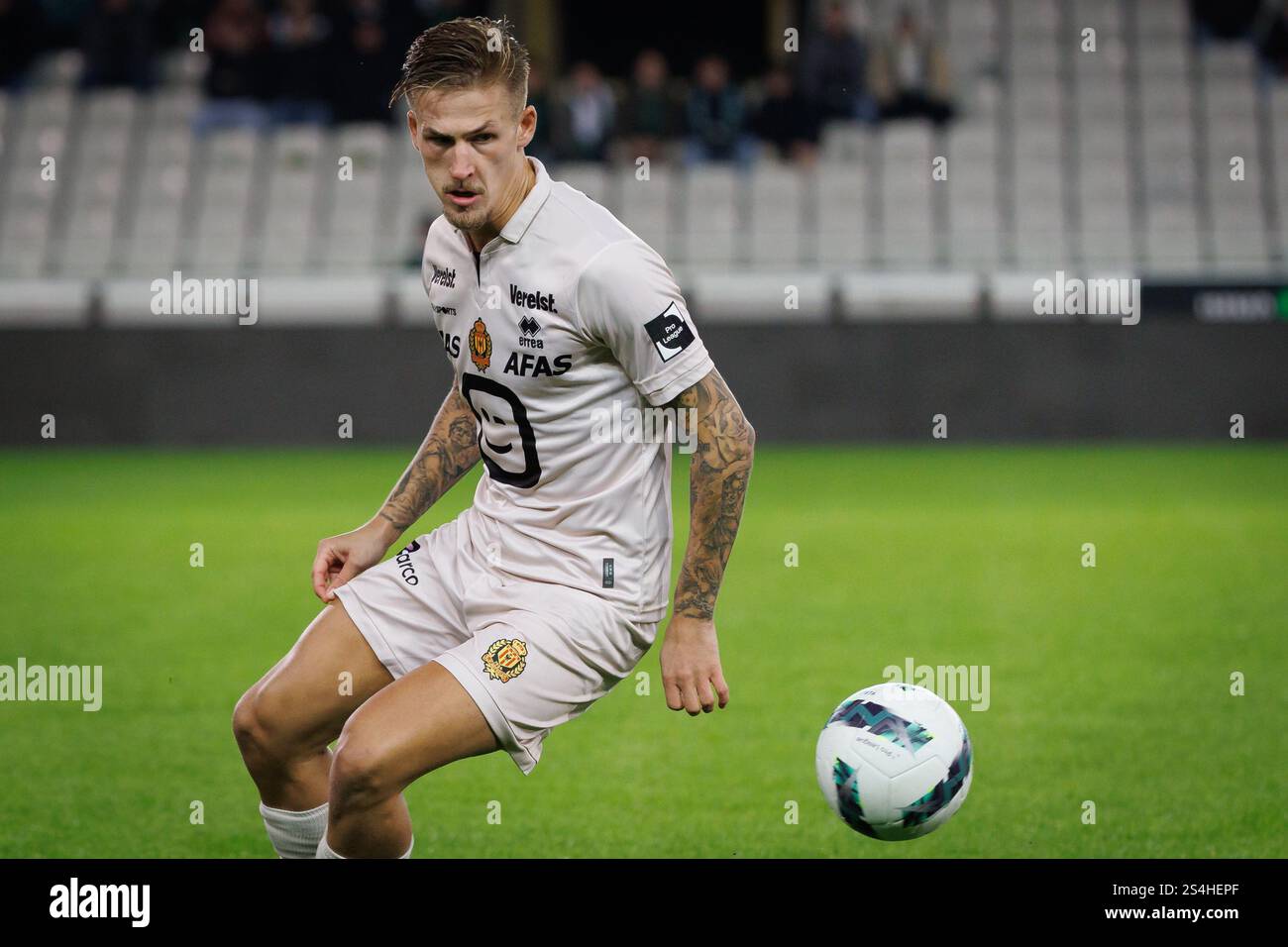 Brugge, Belgium. 12th Jan, 2025. Mechelen's Lukas Baert pictured in ...
