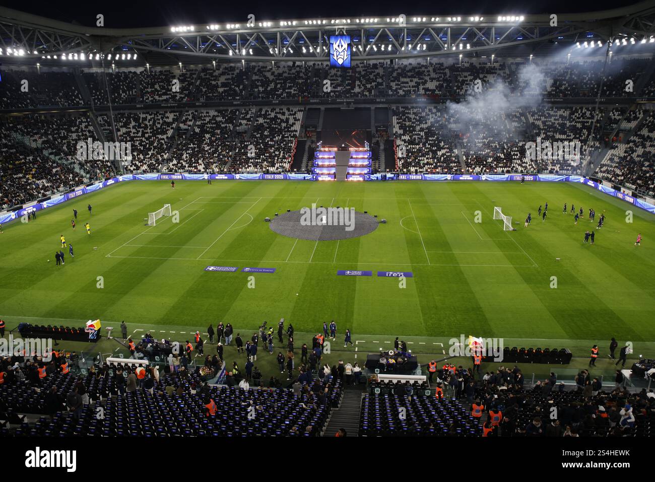 Turin, Italy. 12th Jan, 2025. General view of the stadium during the ...