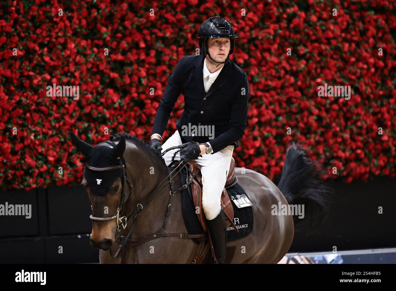 Basel, Switzerland. 12th Jan, 2025. Martin Fuchs of Switzerland with ...
