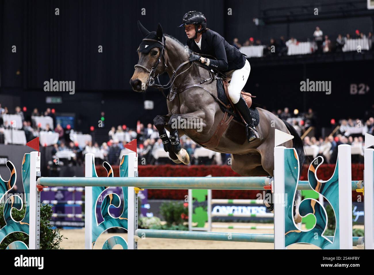 Basel, Switzerland. 12th Jan, 2025. Martin Fuchs of Switzerland with ...