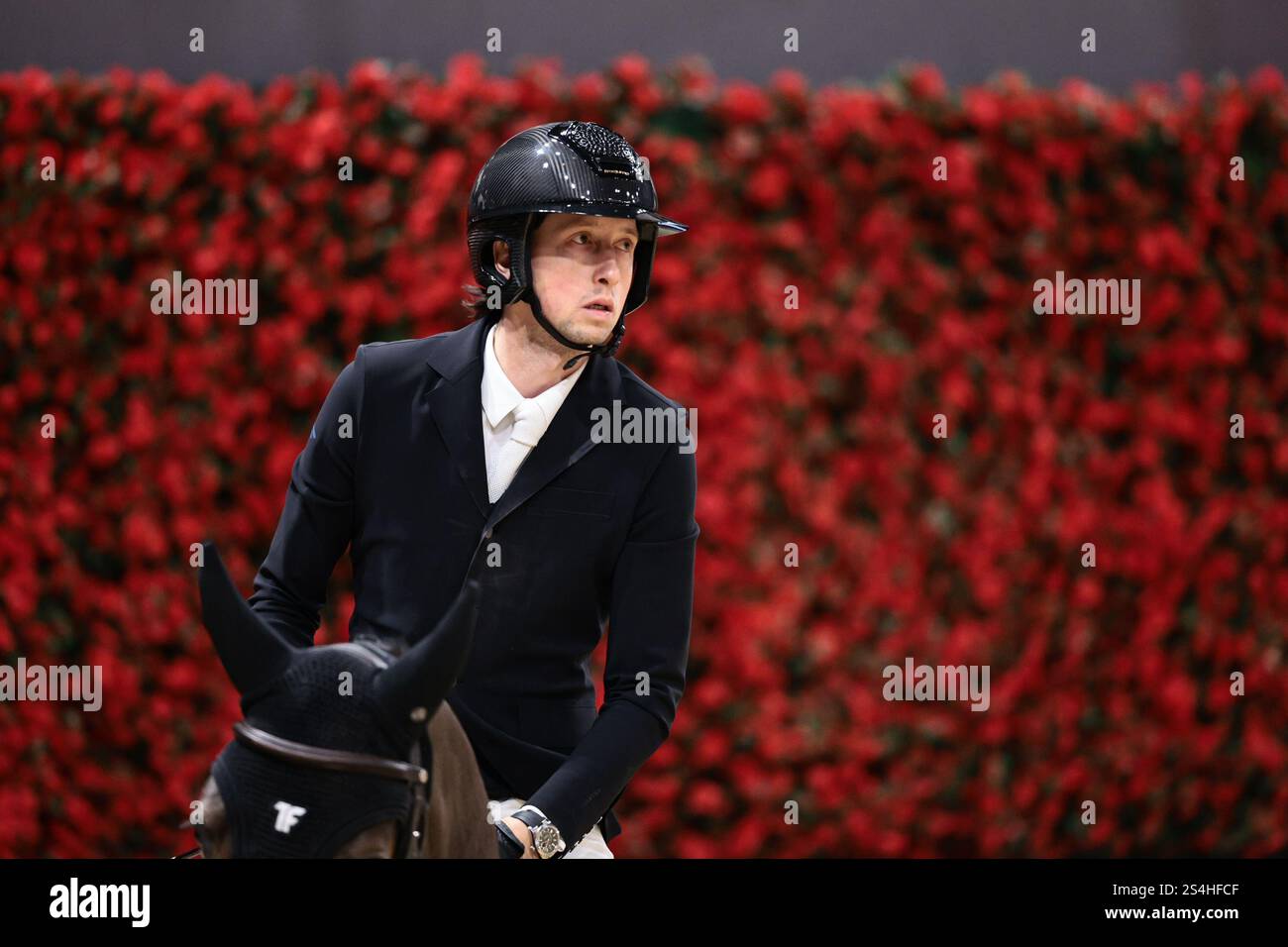 Basel, Switzerland. 12th Jan, 2025. Martin Fuchs of Switzerland with ...