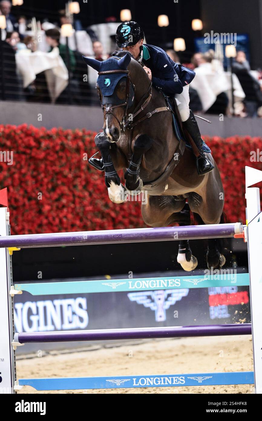 Basel, Switzerland. 12th Jan, 2025. Denis Lynch of Ireland with ...
