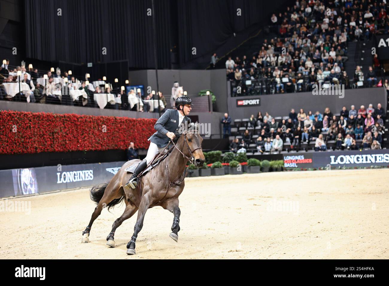 Basel, Switzerland. 12th Jan, 2025. Julien Epaillard of France with ...