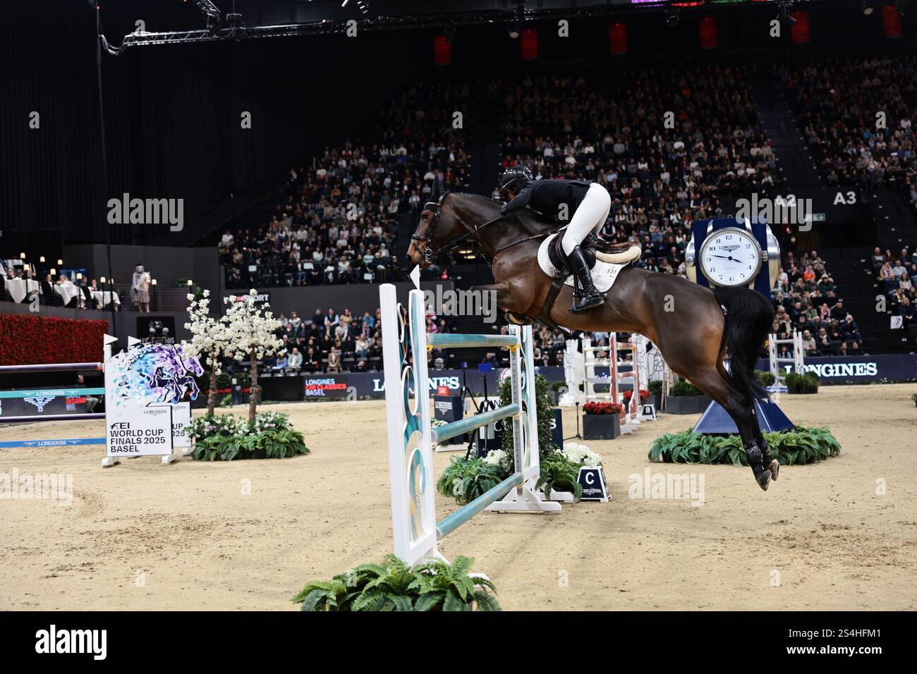 Basel, Switzerland. 12th Jan, 2025. Janika Sprunger of Switzerland with ...