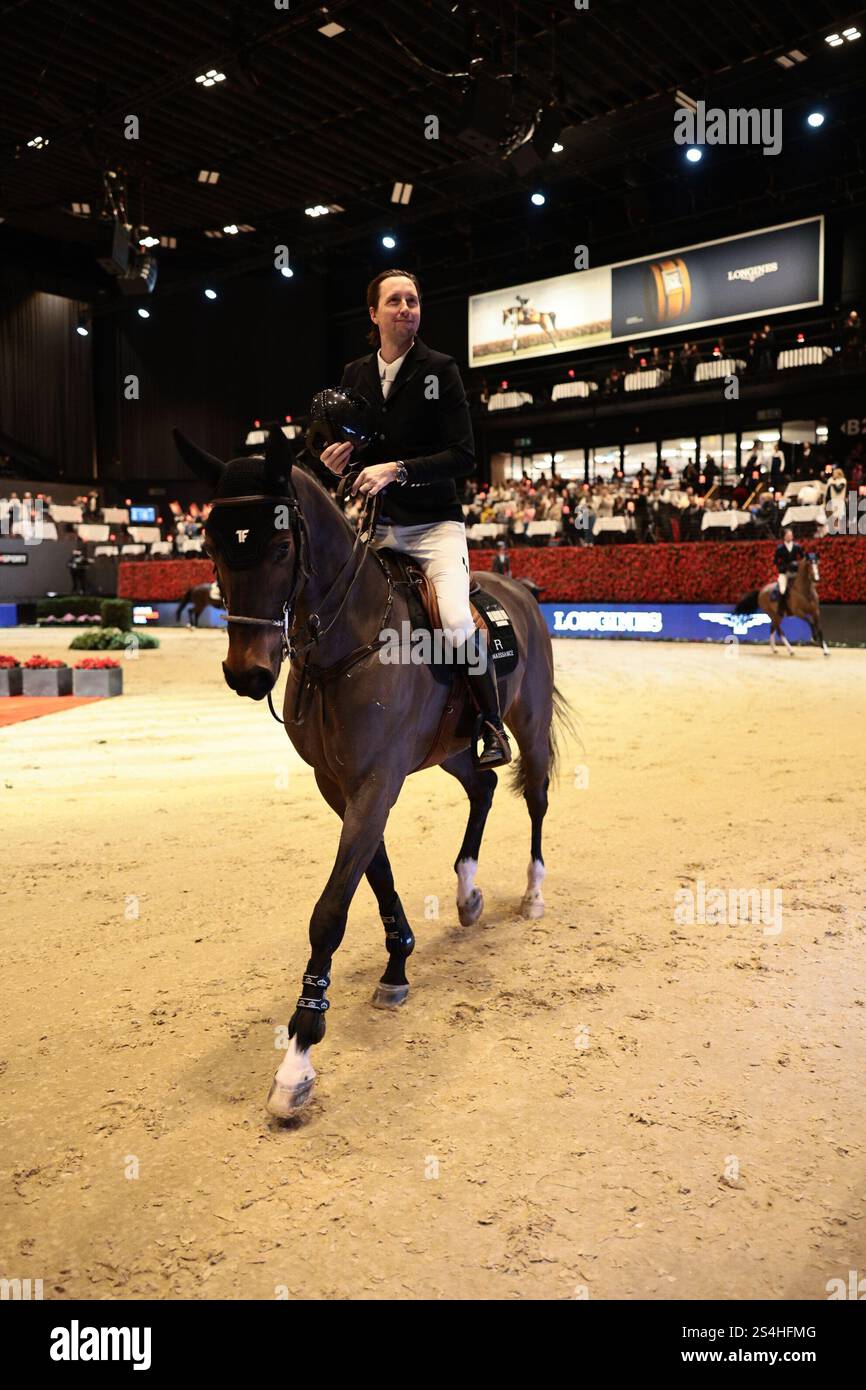 Basel, Switzerland. 12th Jan, 2025. Martin Fuchs of Switzerland with ...