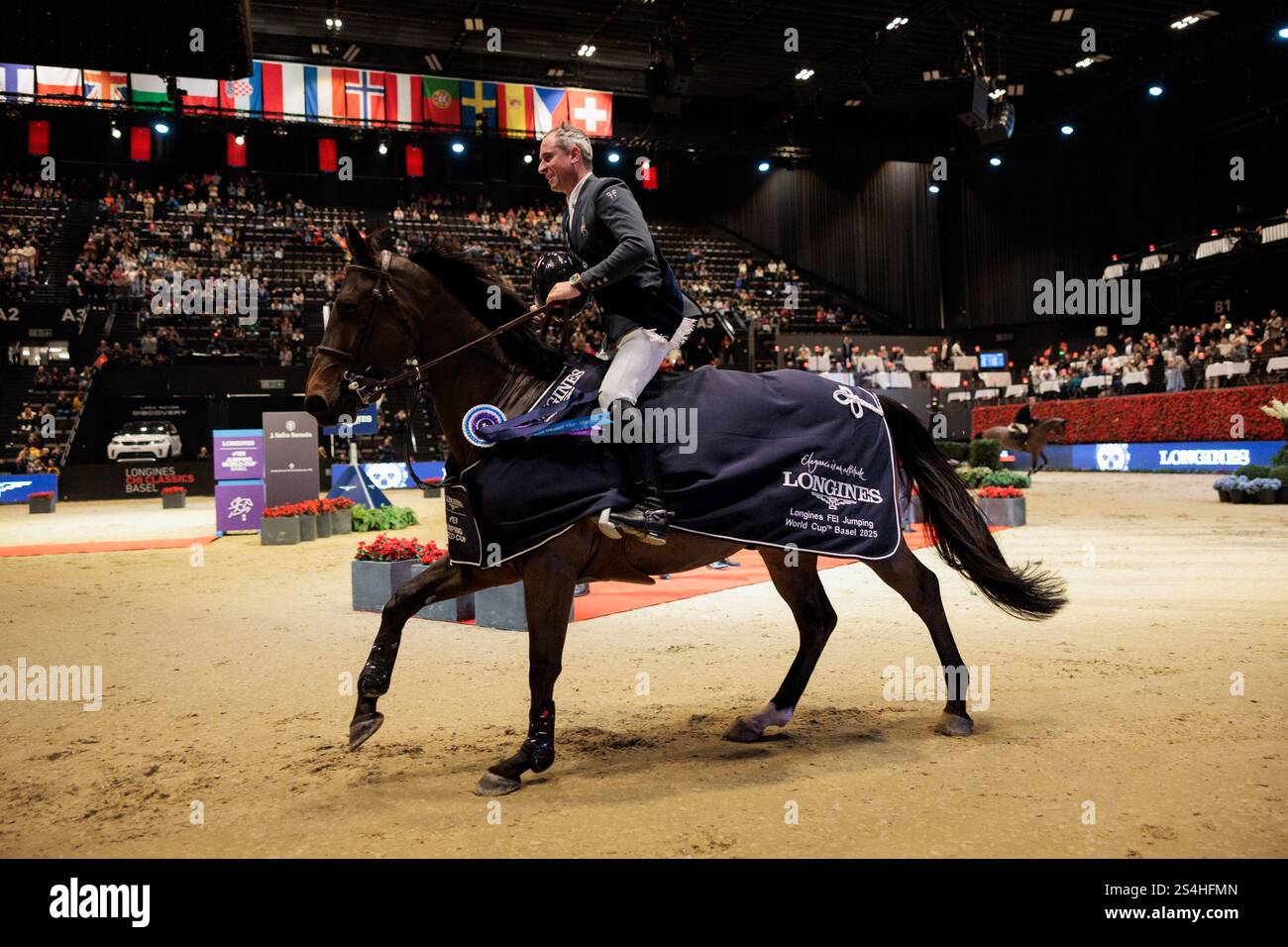Basel, Switzerland. 12th Jan, 2025. Julien Epaillard of France with ...