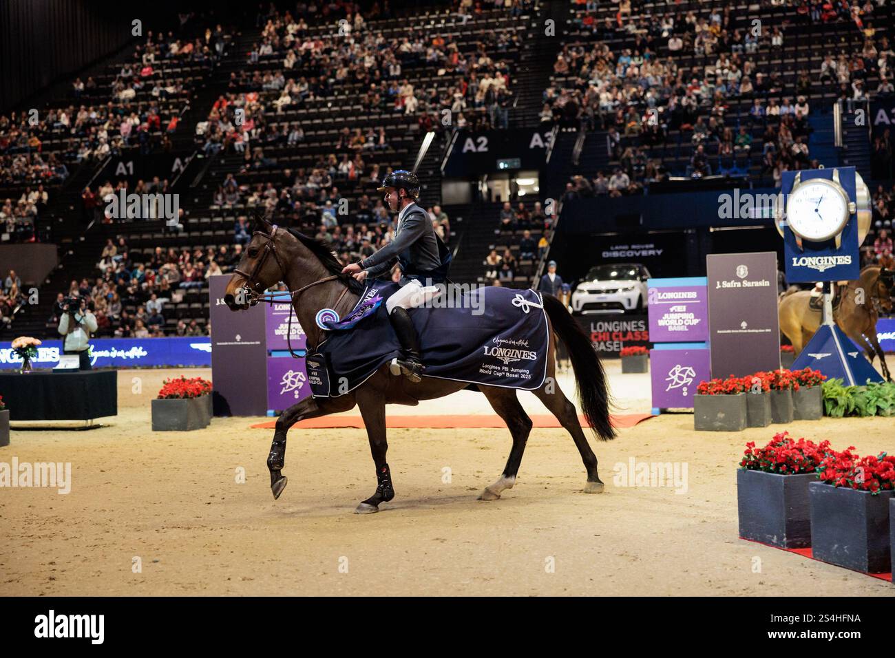 Basel, Switzerland. 12th Jan, 2025. Julien Epaillard of France with ...