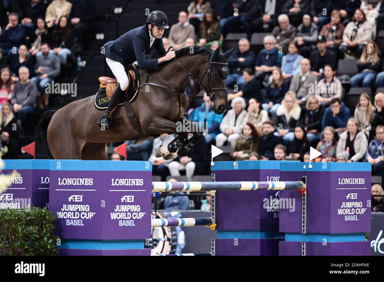 Basel, Switzerland. 12th Jan, 2025. Tim Gredley of United Kingdom with ...