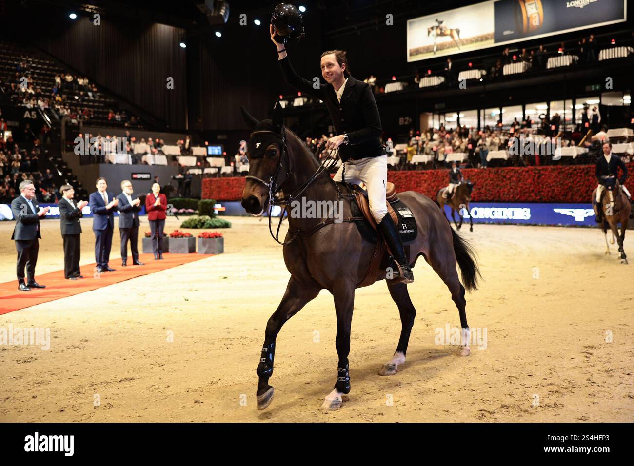Basel, Switzerland. 12th Jan, 2025. Martin Fuchs of Switzerland with ...