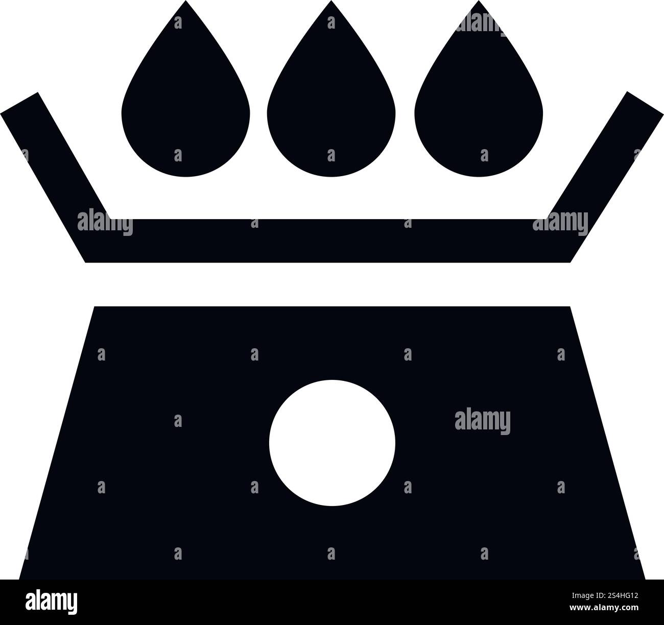 Water scale icon. Simple illustration of water scale vector icon for ...