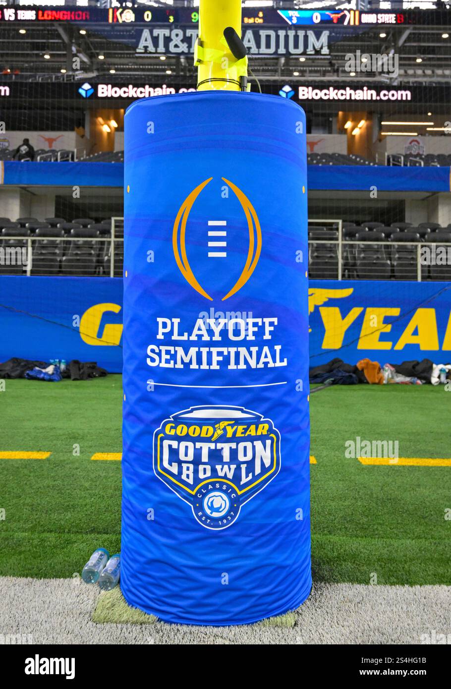 January 10 2025: Goal post before the NCAA Football game between Ohio ...