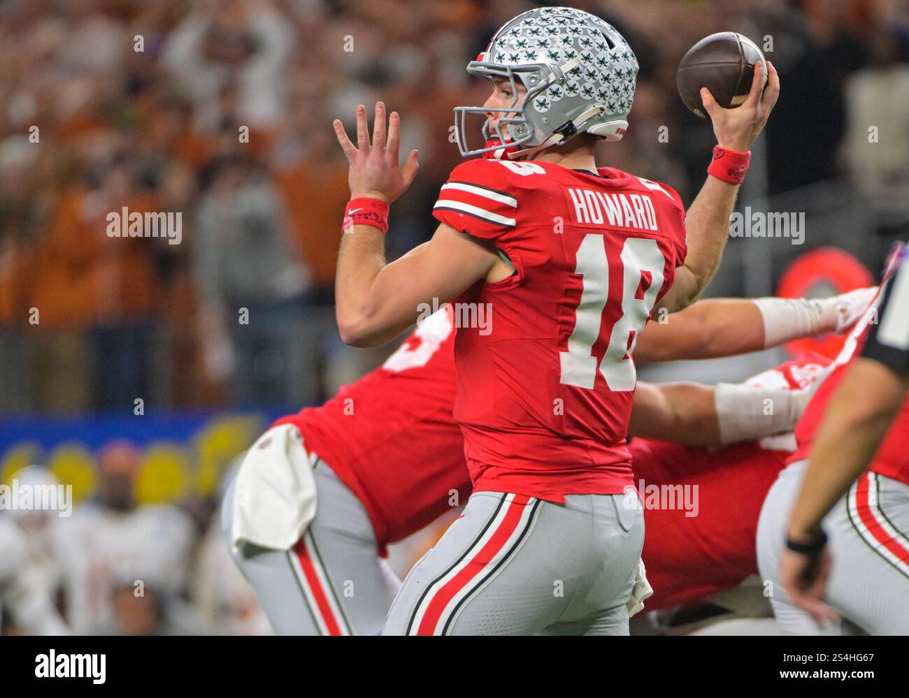 Waco, Texas, USA. 10th Jan, 2025. Ohio State Buckeyes quarterback Will ...