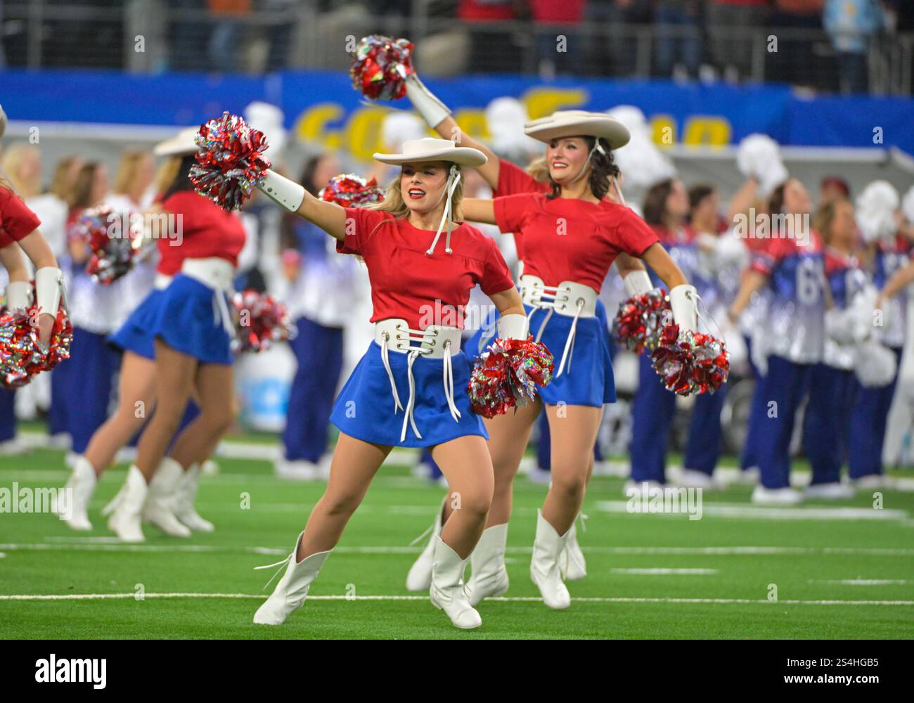 January 10 2025: Kilgore College Rangerettes perform before the NCAA ...