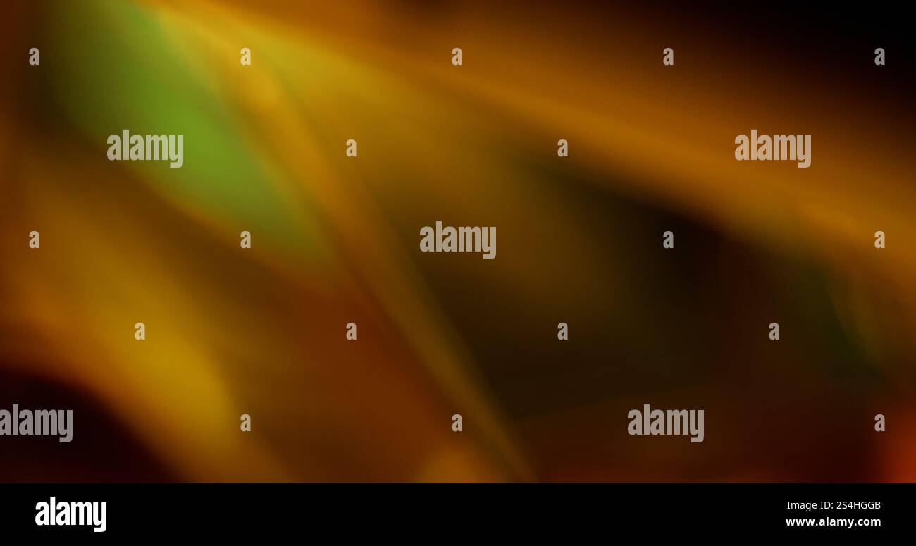 Blurred orange ray. Changing shade color. Spectral overflows. Smooth fluctuation luminosity ...