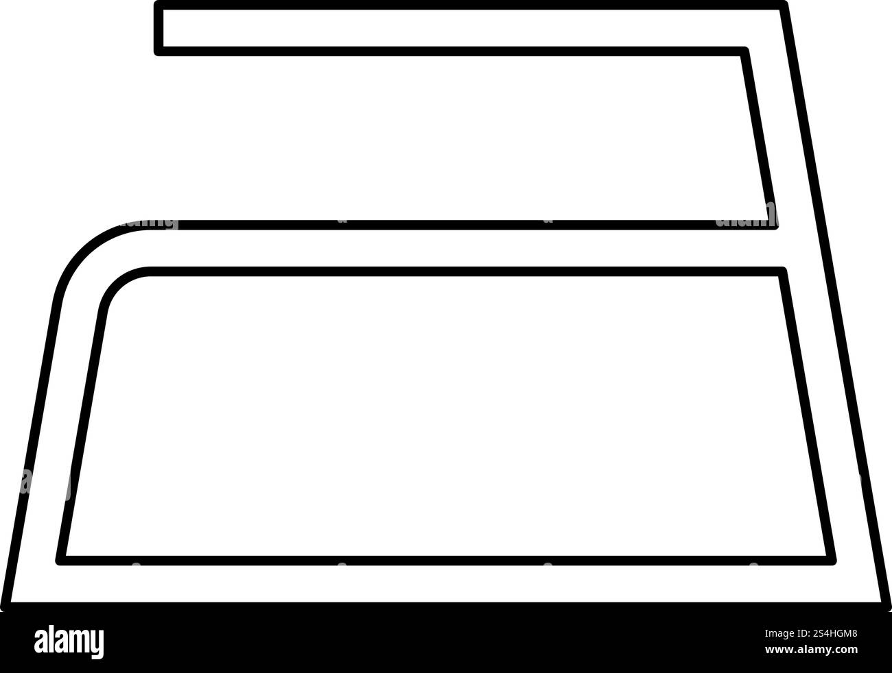 Ironing is allowed Clothes care symbols Washing concept Laundry sign ...