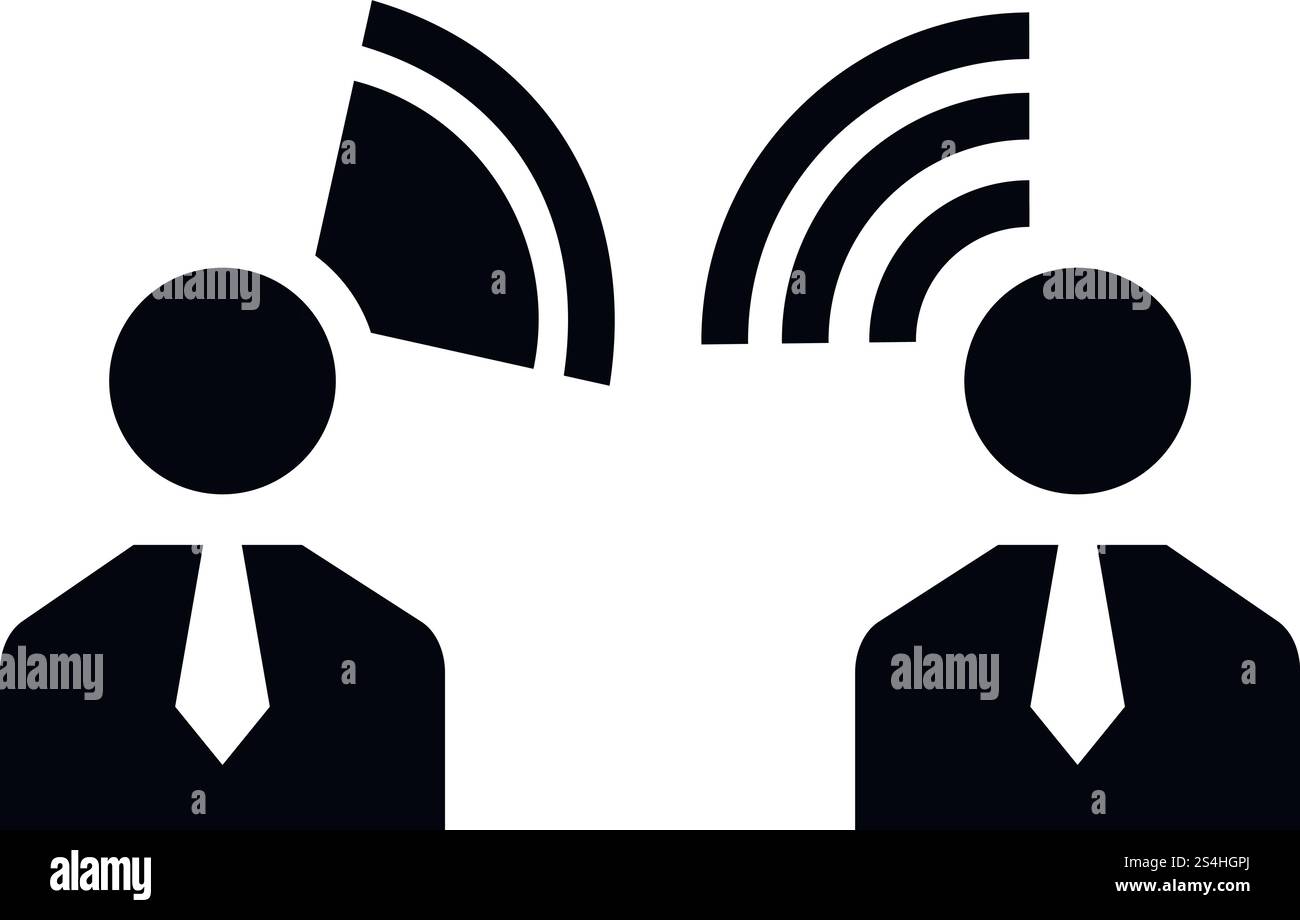 Candidate speech icon. Simple illustration of candidate speech vector ...