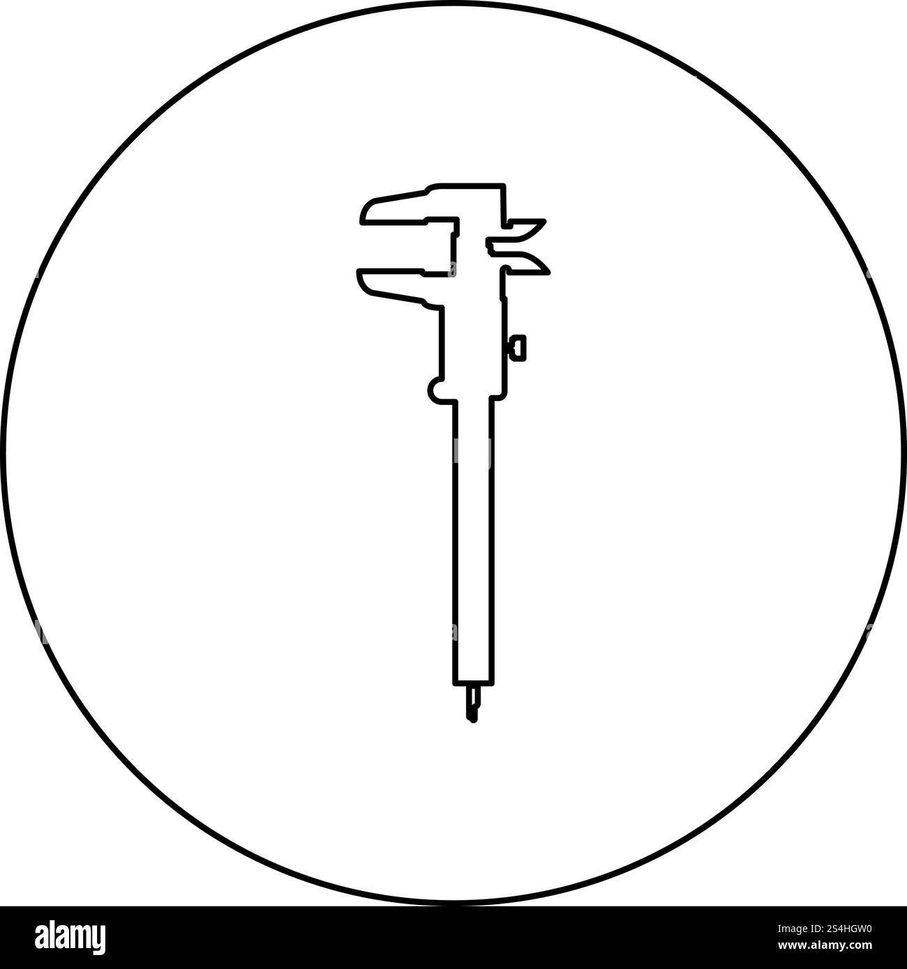 Caliper Hand caliper Sliding caliper Vernier caliper Caliper gage Slide gage Trammel icon in ...