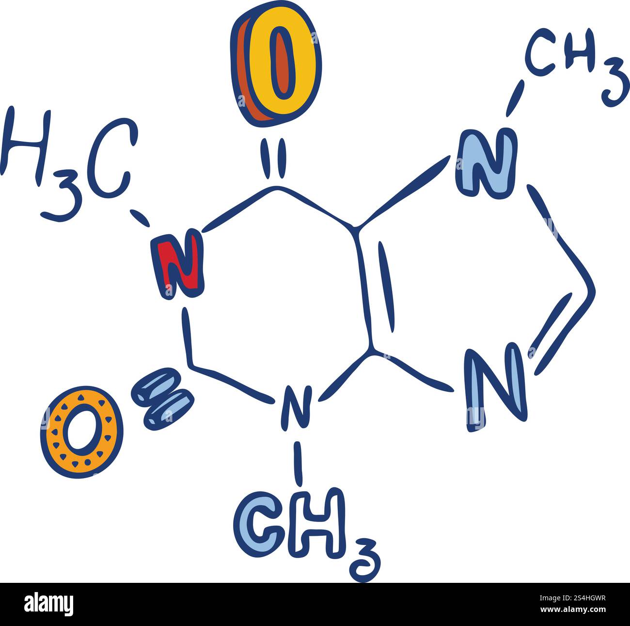 Methyl cyanoacrylate molecule Stock Vector Images - Alamy