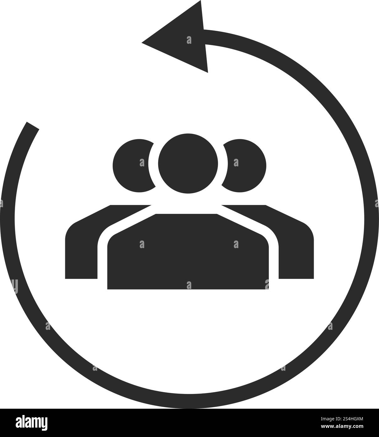 Client care icon. Simple illustration of client care vector icon for ...