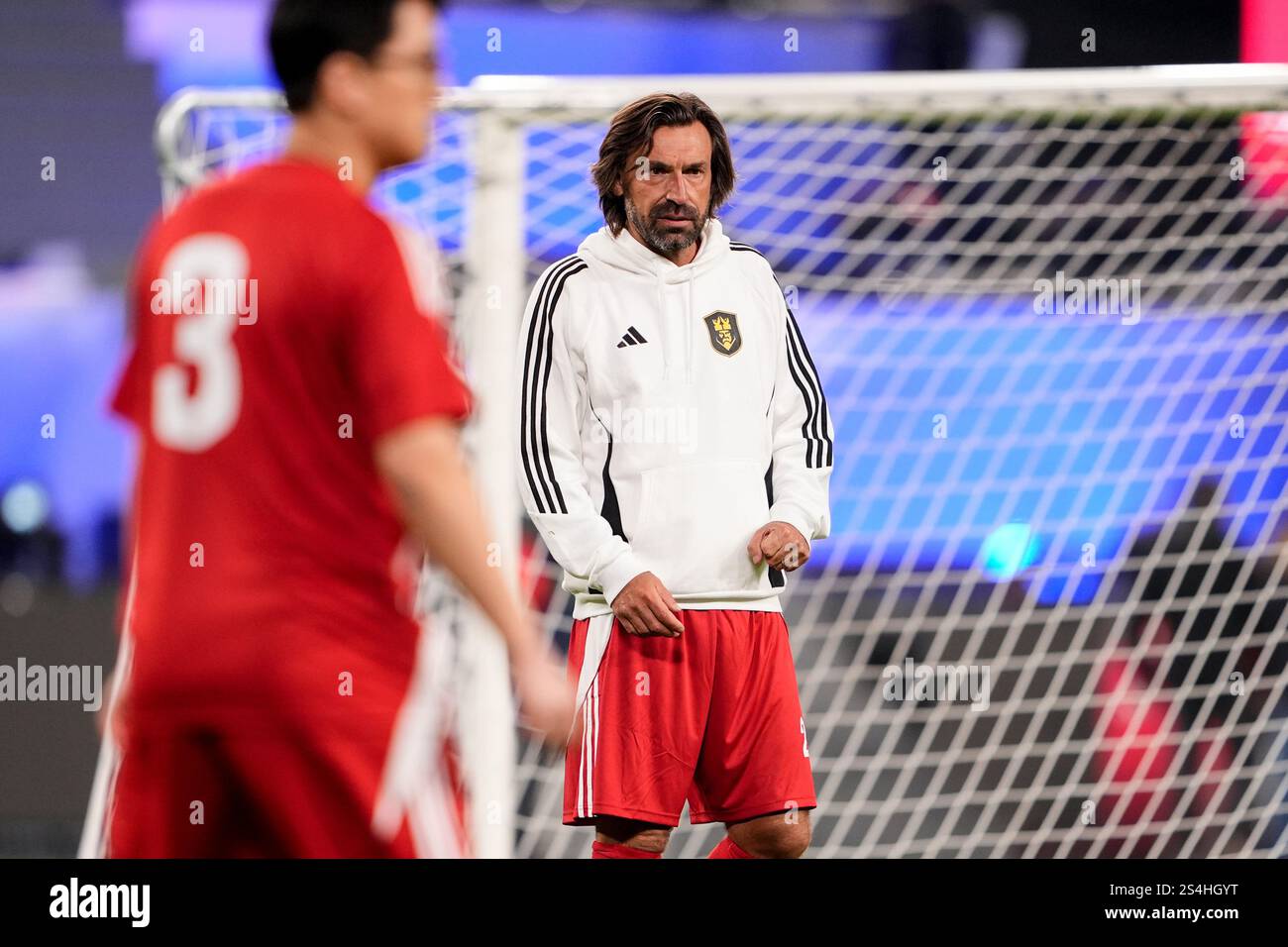 Torino, Italia. 12th Jan, 2025. Andrea Pirlo during match Legend and ...