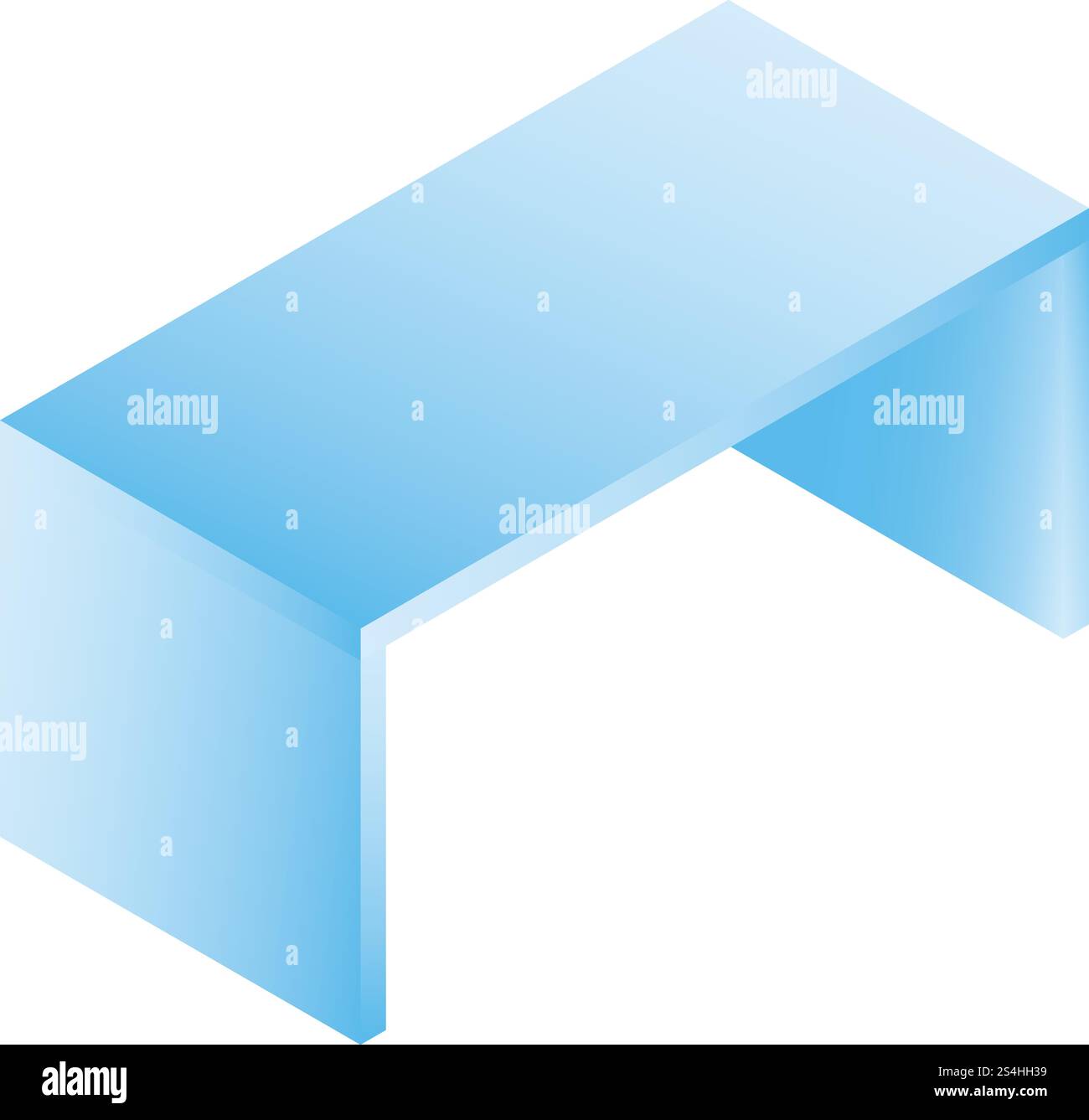 Office table icon. Isometric of office table vector icon for web design ...