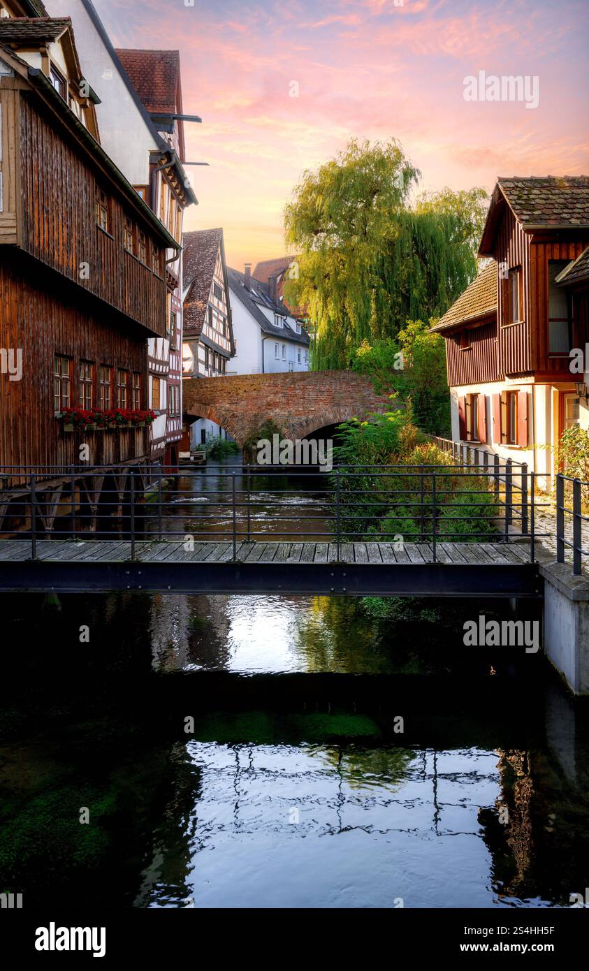 The historic Fischerviertel (fishermen's quarter) in the historic old ...