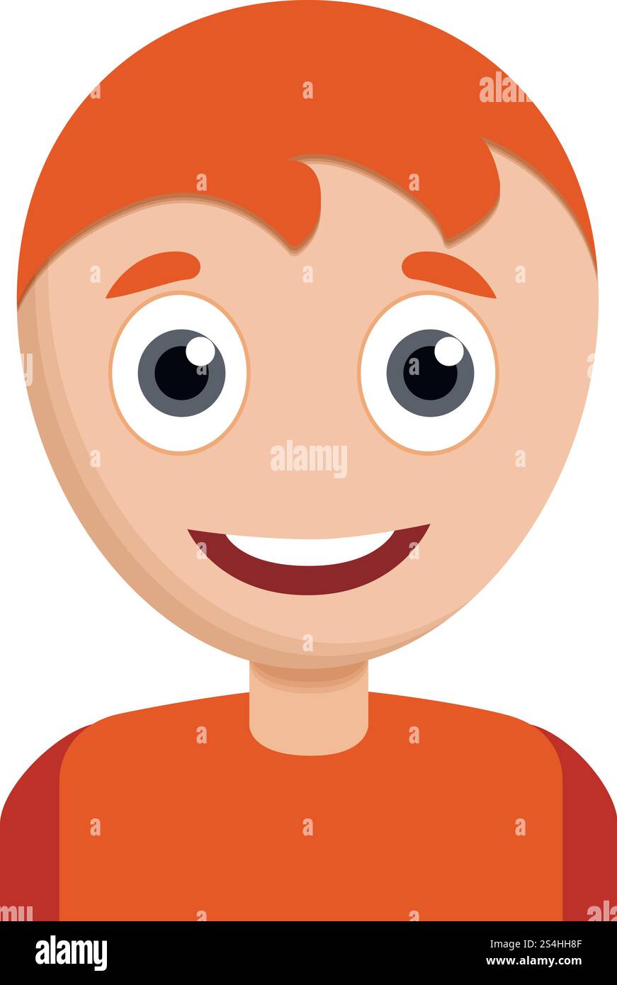 Happy smiling boy icon. Cartoon of happy smiling boy vector icon for ...