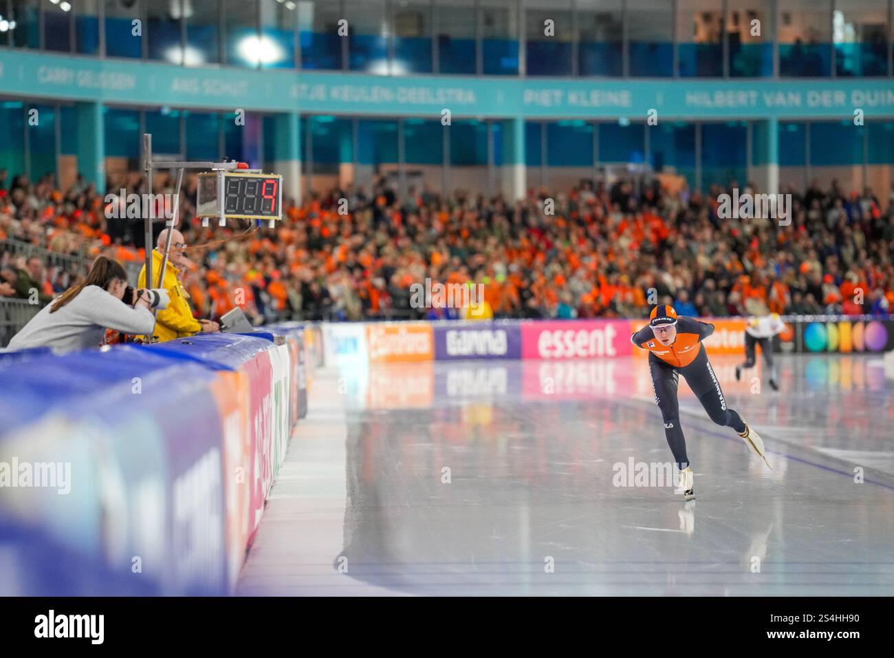HEERENVEEN, NETHERLANDS - JANUARY 12: Merel Conijn of The Netherlands ...