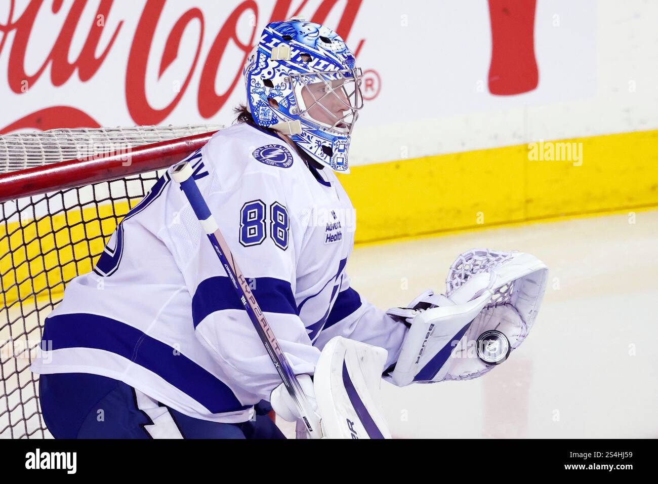 Profile photo on Tampa Bay Lightning goalie Andrei Vasilevskiy, from ...