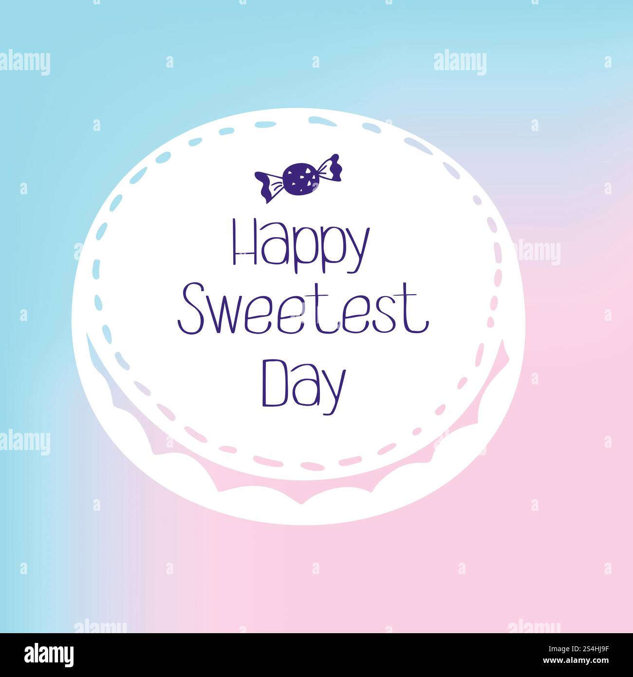 Bonbon sweetest day logo. Simple illustration of bonbon sweetest day ...