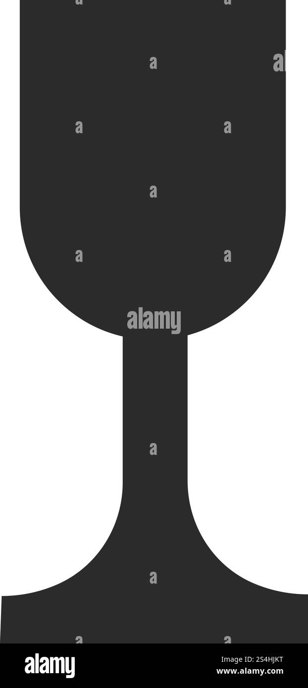 Whiskey glass icon. Simple illustration of whiskey glass vector icon ...