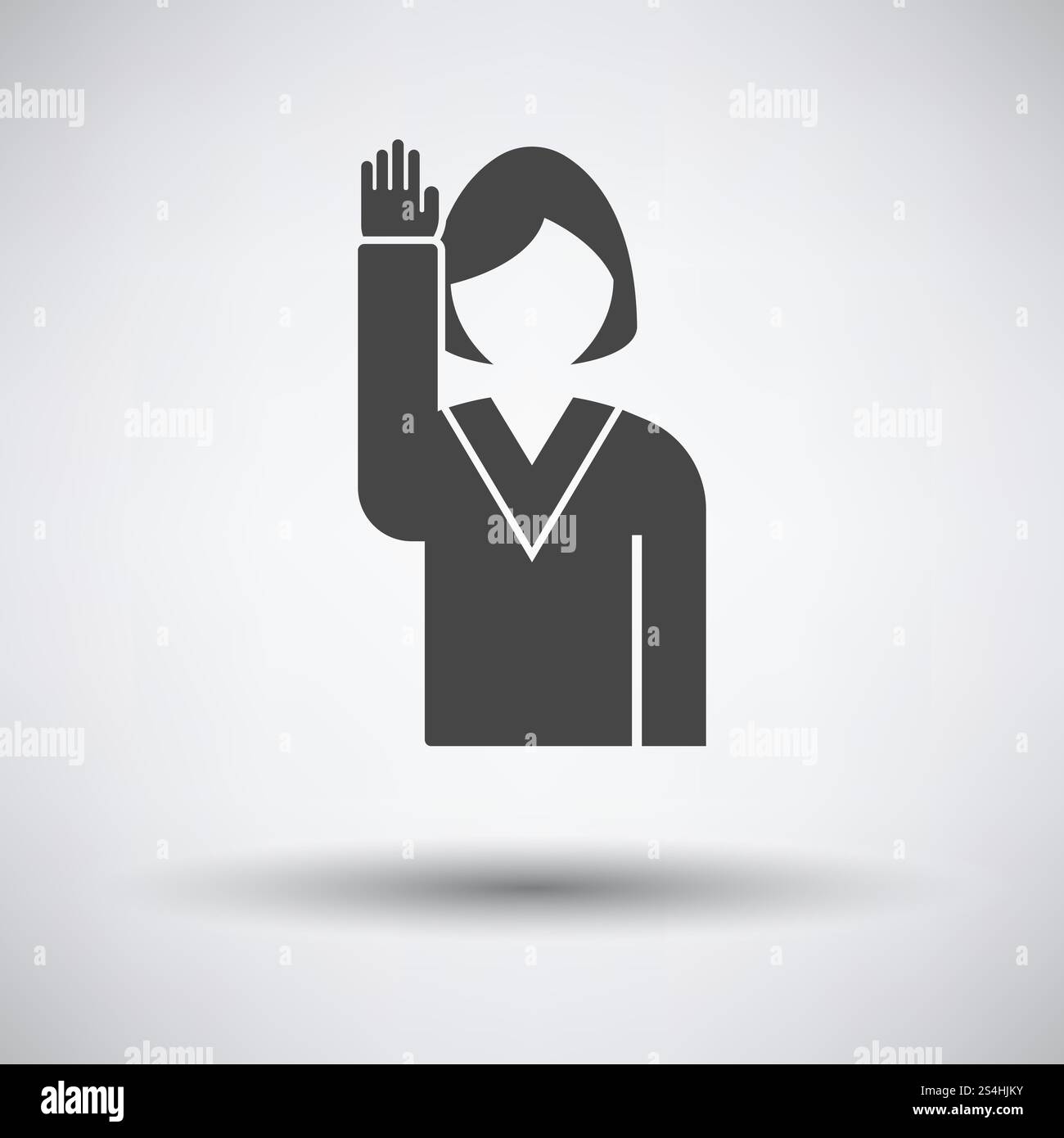 Employee lady Black and White Stock Photos & Images - Alamy