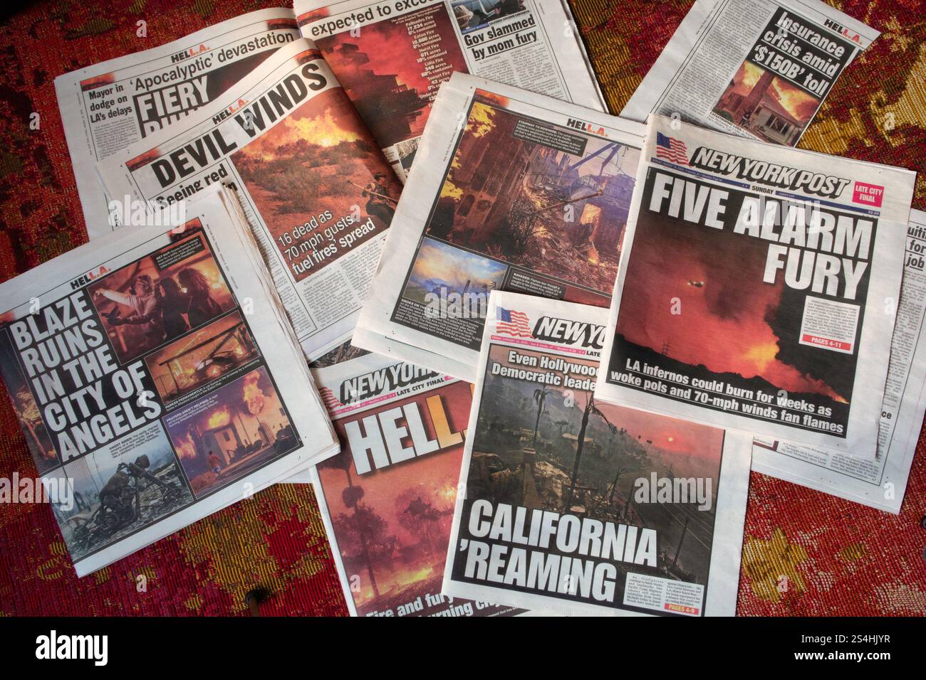 Los angeles fires 2025 hi-res stock photography and images - Alamy