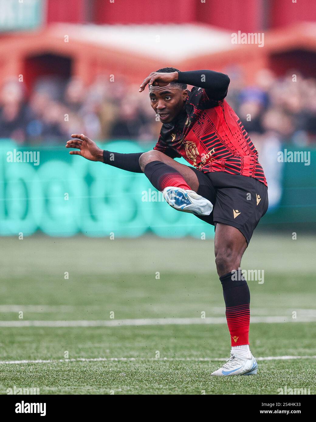 Tamworth on Sunday 12th January 2025. #22, Beck-Ray Enoru of Tamworth ...