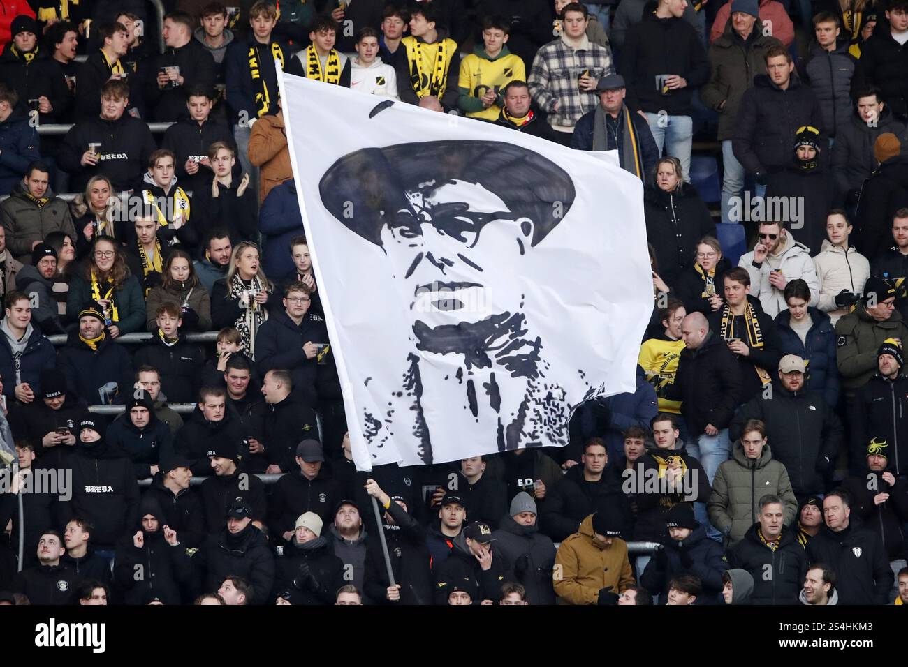 BREDA - NAC fans during the Dutch Eredivisie match between NAC Breda ...