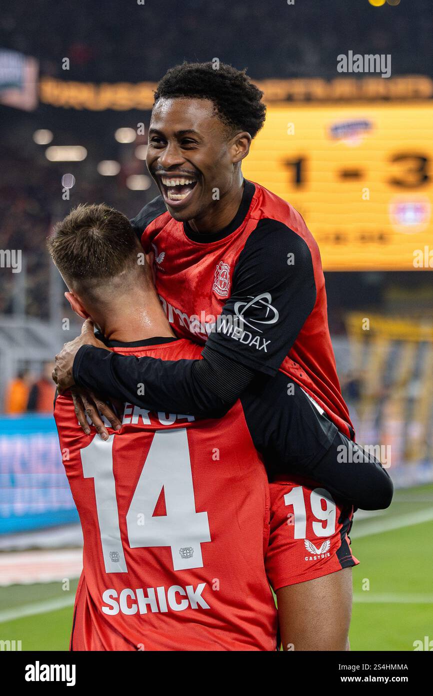 Dortmund, Germany. 10th Jan, 2025. Dortmund, Germany, January 10st 2025: Nathan Tella (19 ...