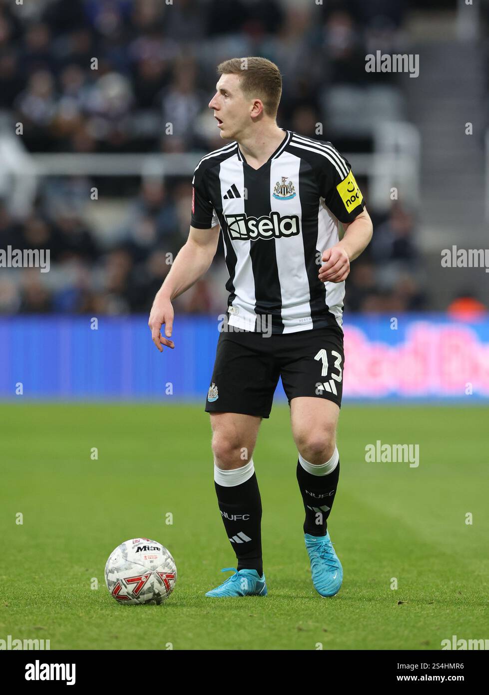 Newcastle Upon Tyne, England, 12th January 2025. Matt Targett of ...