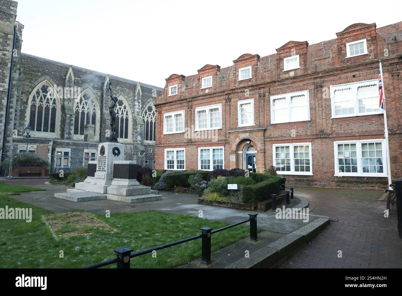 Dover Town Council and Dover Town Hall buildings, Kent, England Stock ...